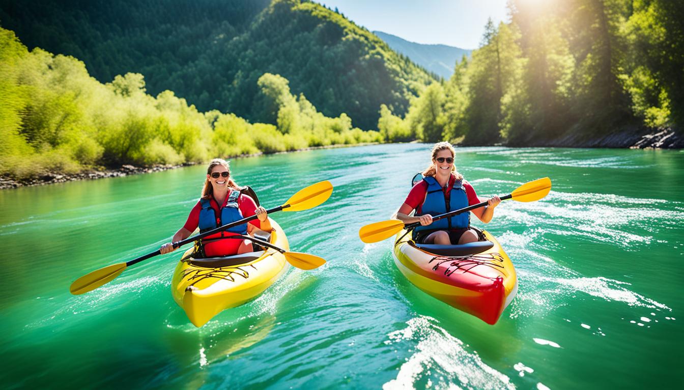 Inflatable Two Person Kayak: Duo Paddling Fun!